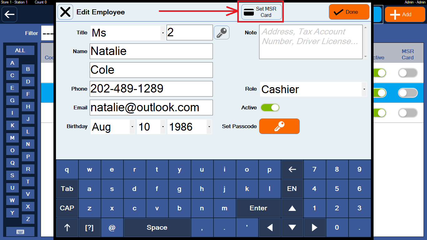 FAQ - How to login by MSR Card Reader